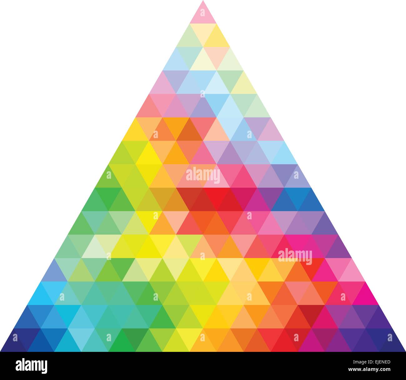 Triangle Color Palette Guide Spectrum Vector Stock Vector Image & Art ...