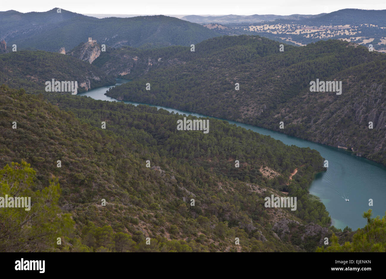 Marsh spectacular landscapes of dams and forests of La Alcarria ...