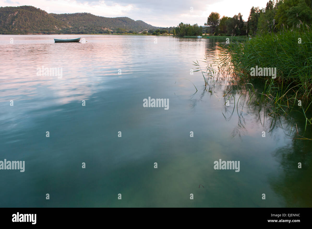 Marsh spectacular landscapes of dams and forests of La Alcarria ...