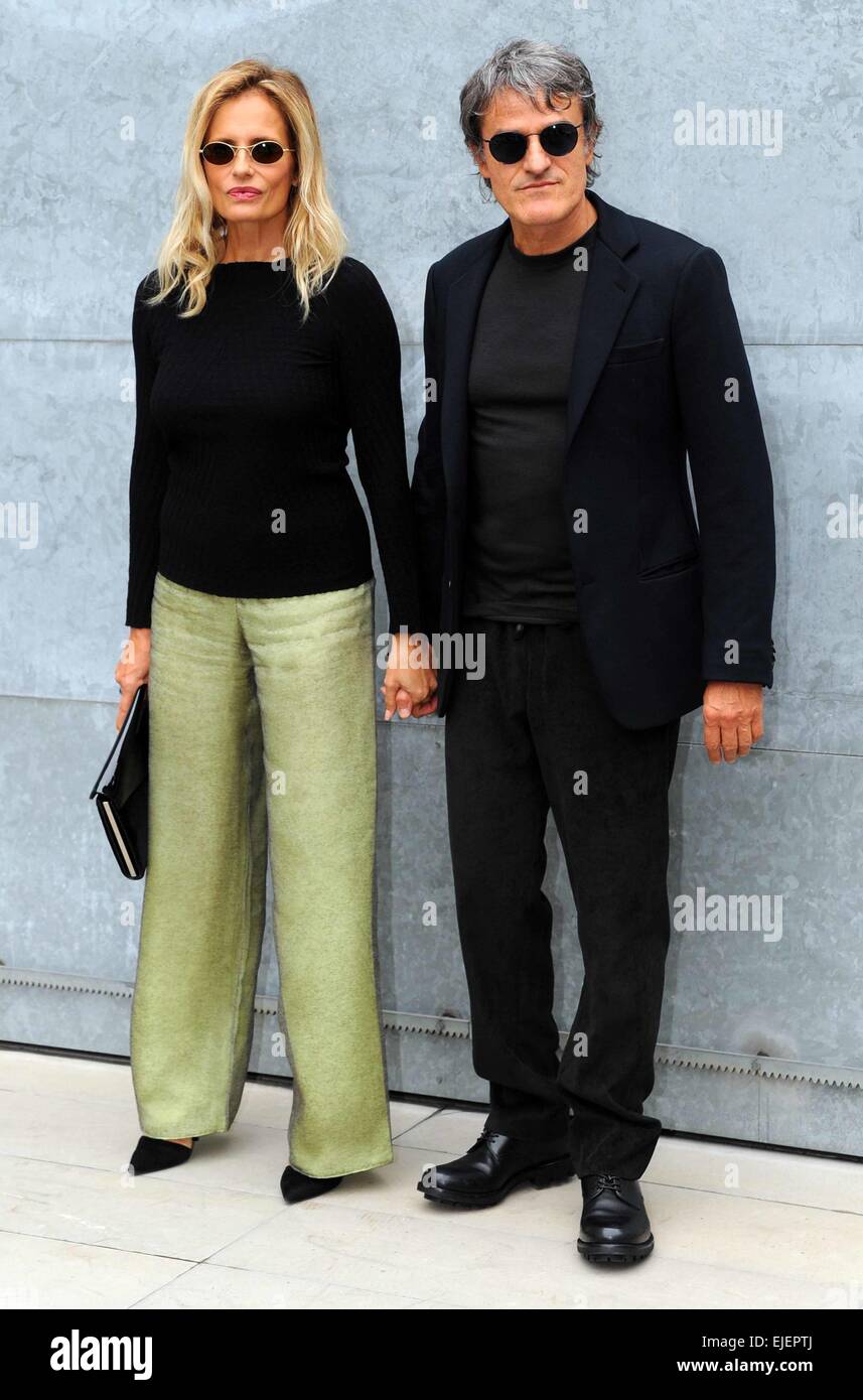 Milan Fashion Week Spring/Summer 2015 - Giorgio Armani - Arrivals ...