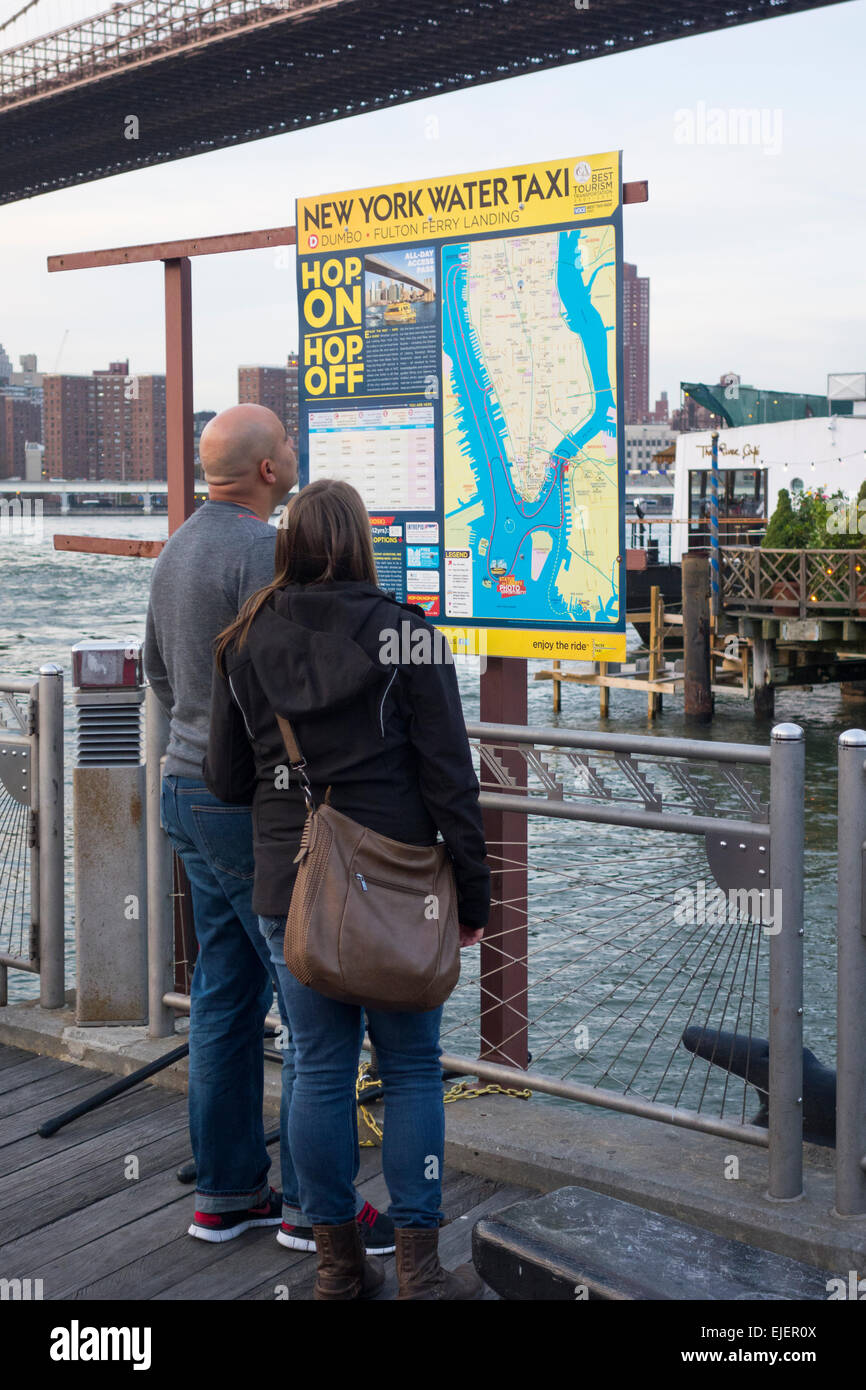 Brooklyn Bridge Park Fulton Ferry Landing Stock Photo - Alamy