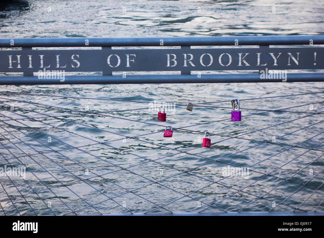 Brooklyn Bridge Park Fulton Ferry Landing Stock Photo - Alamy