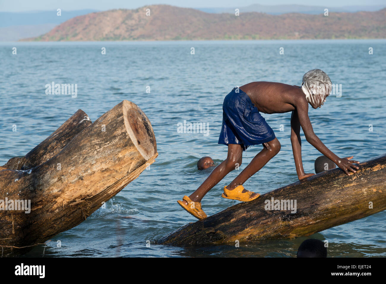 Lake Baringo. Rift Valley. Kenya Stock Photo - Alamy