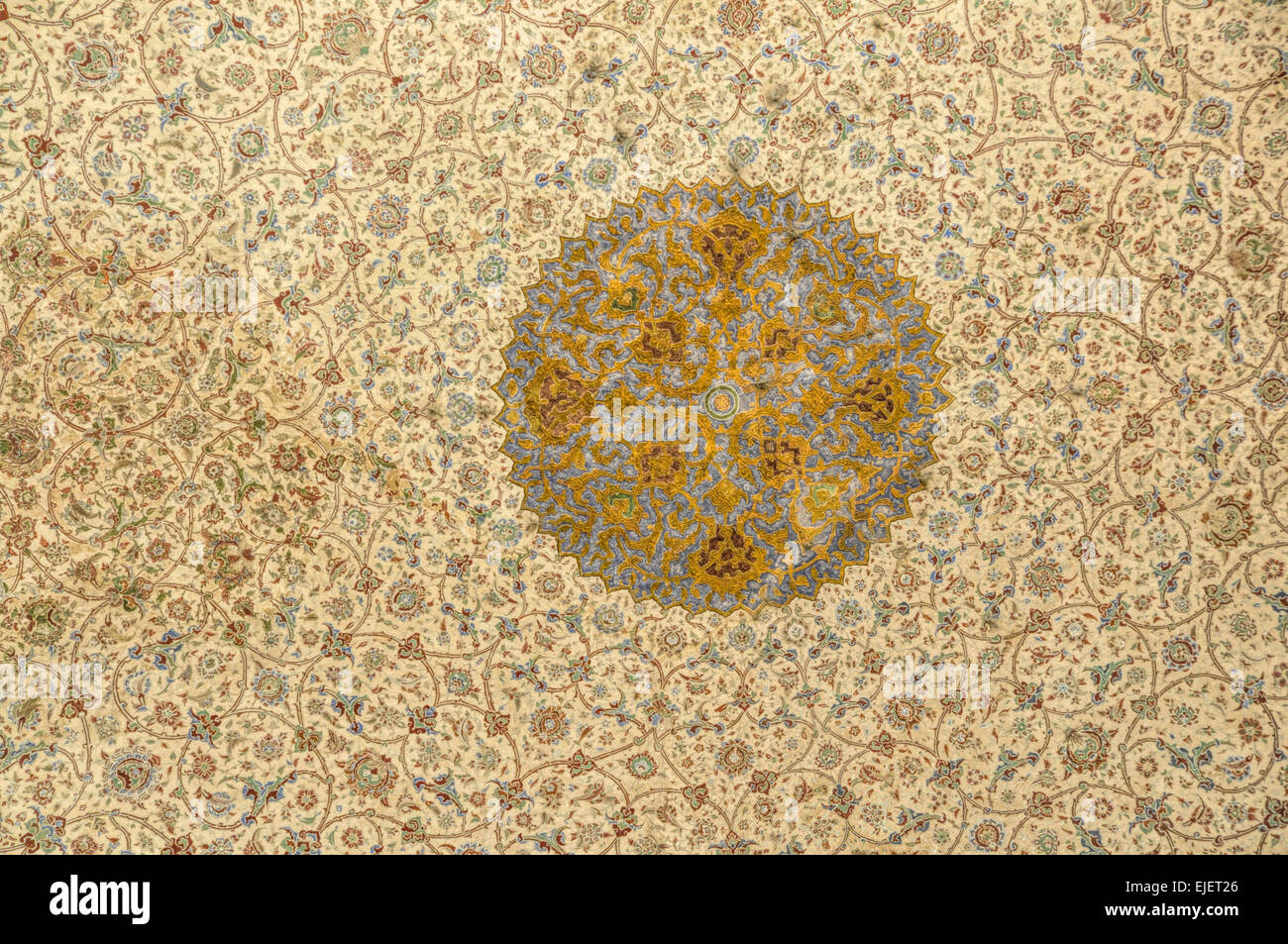 Beautiful texture of ceiling of mosque in Esfahan, Iran Stock Photo - Alamy