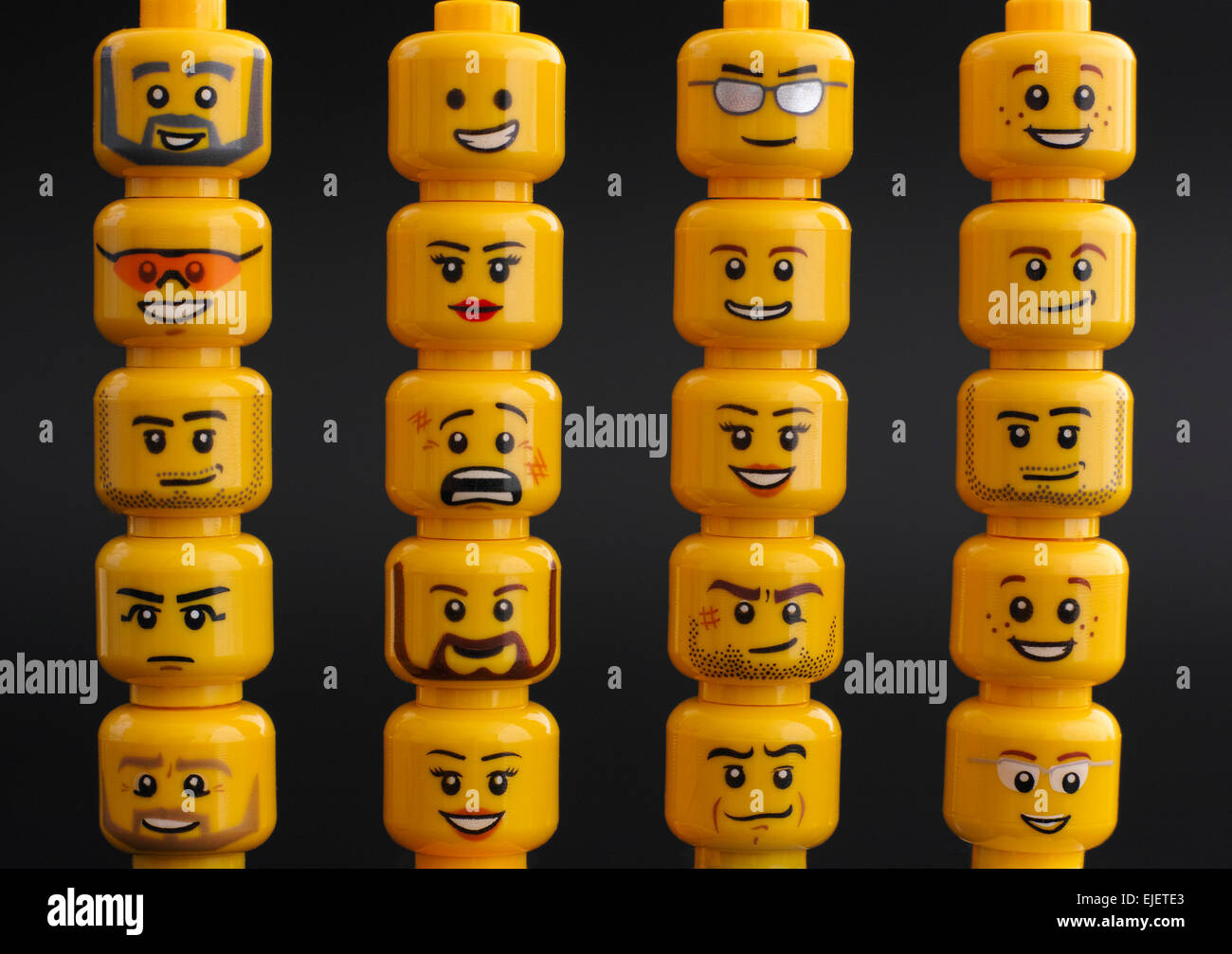 Lego head hi-res stock photography and images - Alamy