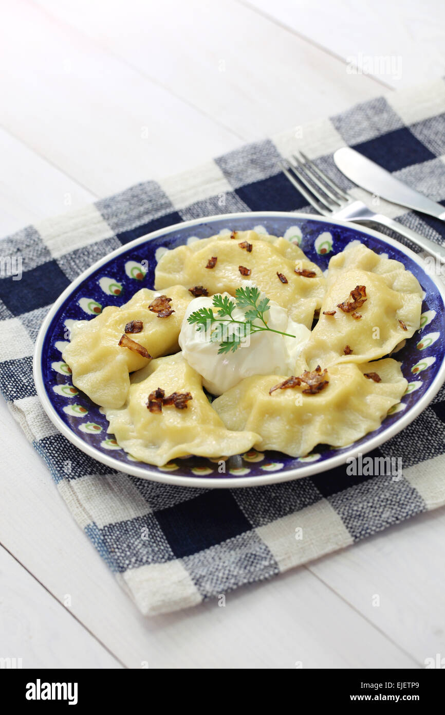 homemade pierogi dumplings, polish food Stock Photo - Alamy