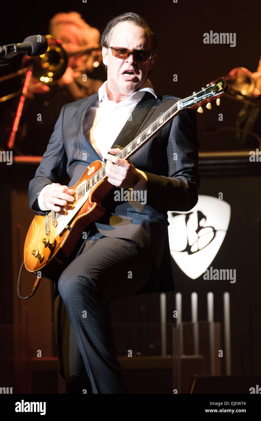 London. UK. American blues guitarist Joe Bonamassa performs his 4th and ...
