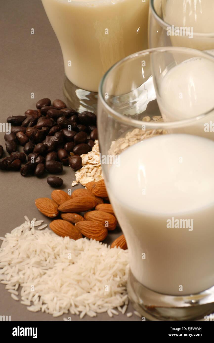 Non dairy milk hi-res stock photography and images - Alamy