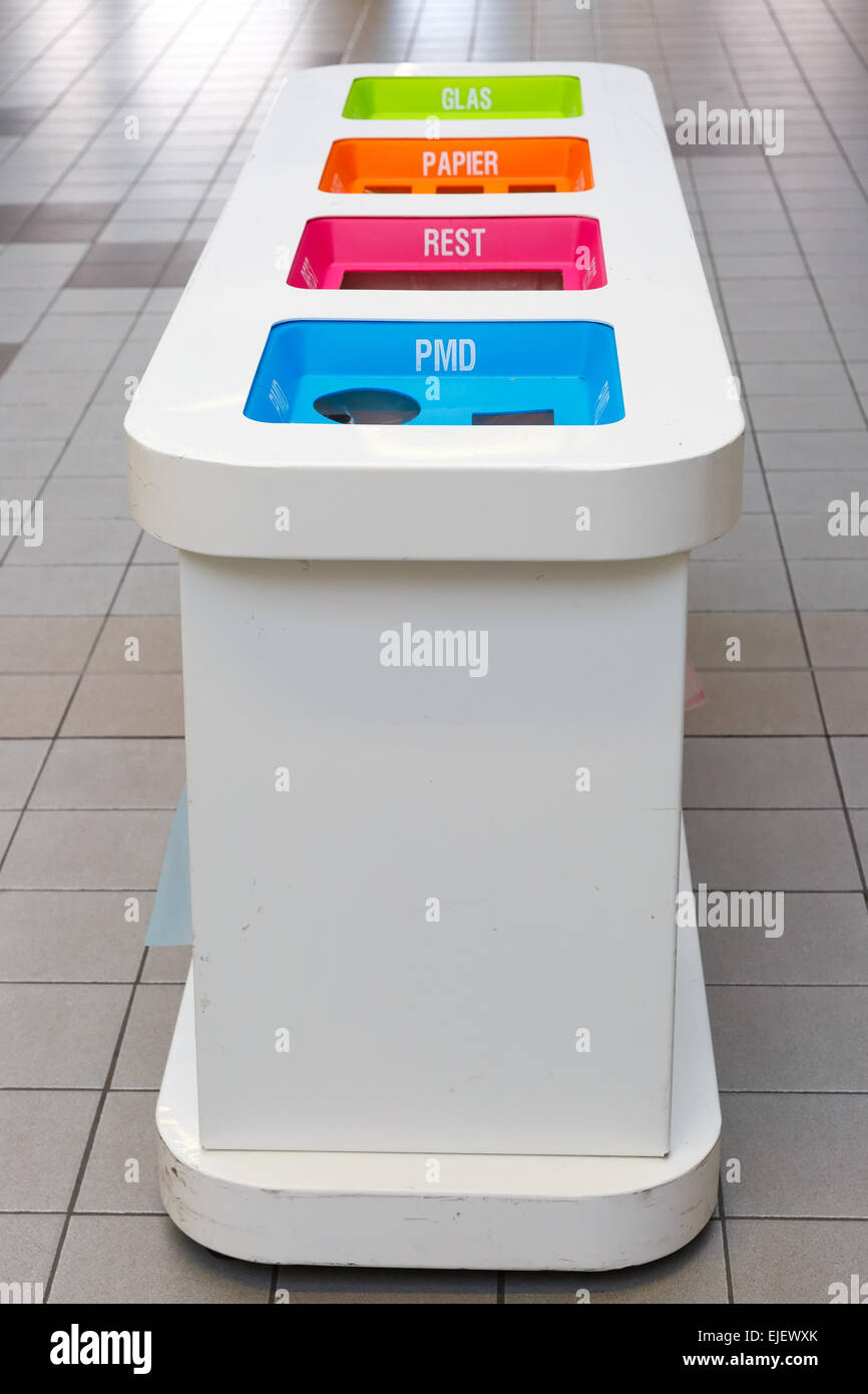 Sorting waste recycling bins hi-res stock photography and images - Alamy