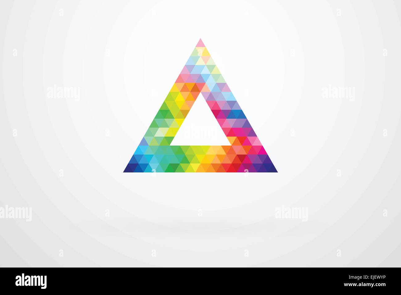 Triangle Color Palette Guide Spectrum Vector Stock Vector Image & Art ...