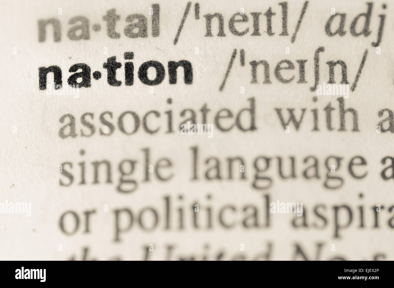 Nation of language hi-res stock photography and images - Alamy