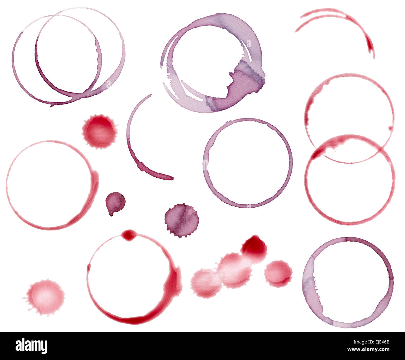 Juice stain rings hi-res stock photography and images - Alamy