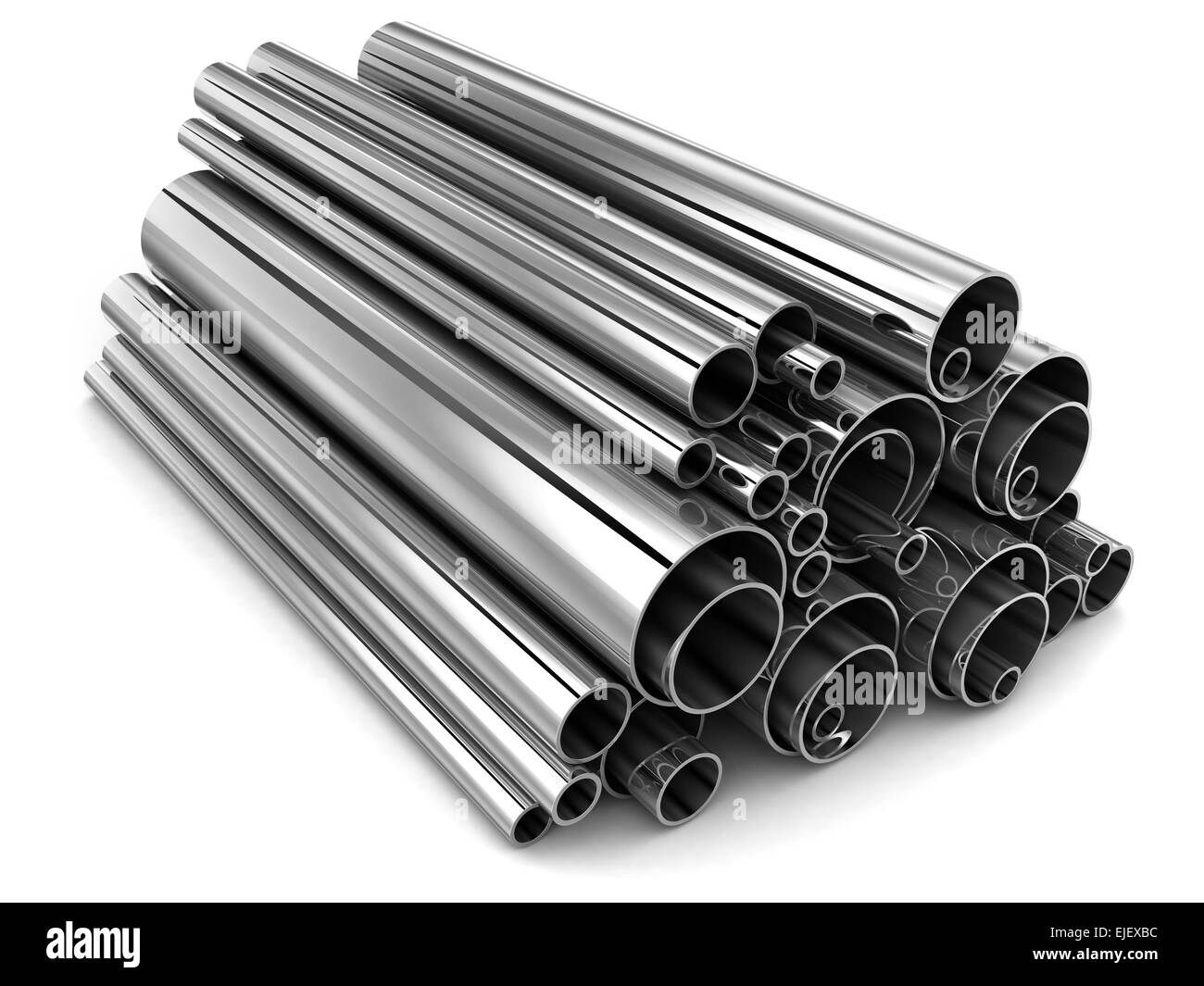 Metal pipeline Cut Out Stock Images & Pictures - Alamy