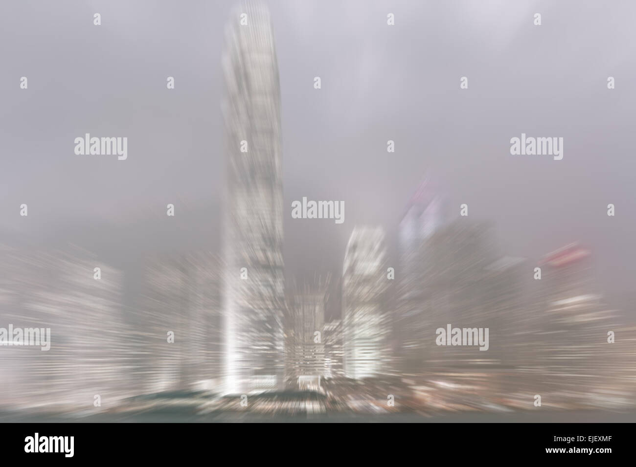 zoom blurred background of skyscraper city skyline Stock Photo - Alamy