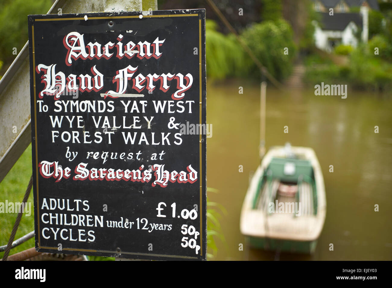 Hand ferry sign hi-res stock photography and images - Alamy
