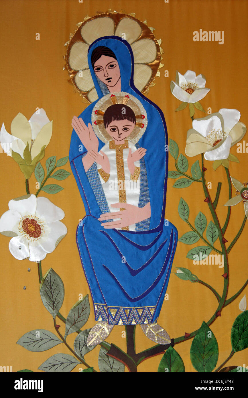 Virgin mary modern painting hi-res stock photography and images - Alamy