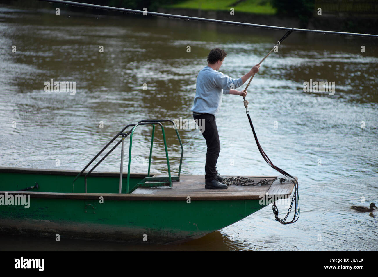 Hand Ferry River Wye Symonds Stock Photos & Hand Ferry River Wye ...