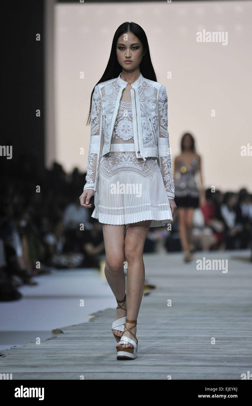 Milan Fashion Week Spring/Summer 2015 - Roberto Cavalli - Catwalk Where ...