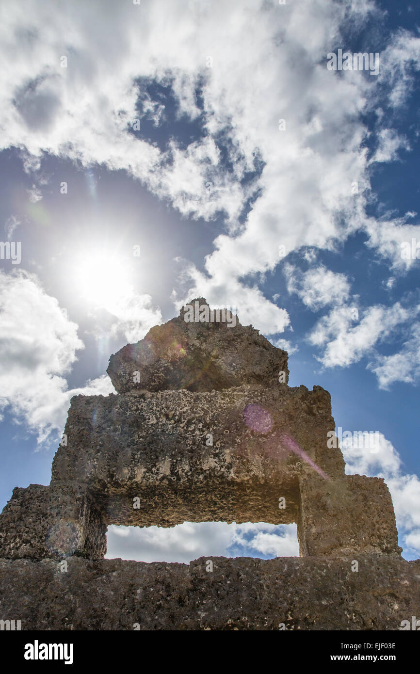Coral Castle or Rock Gate Park in Homestead, Florida. Single-handedly ...