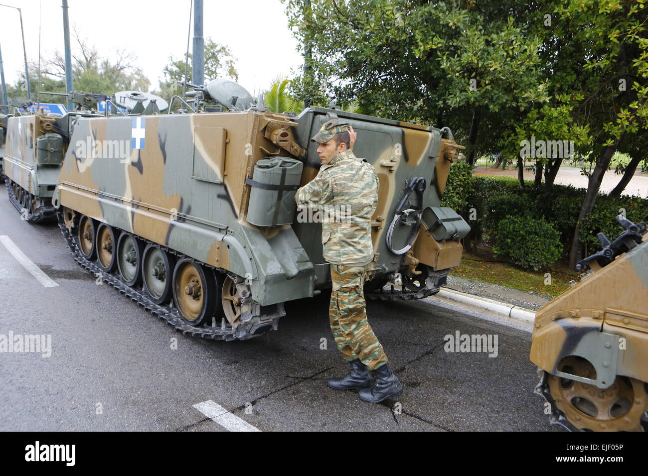 Greece march 25th m113 apc hi-res stock photography and images - Alamy