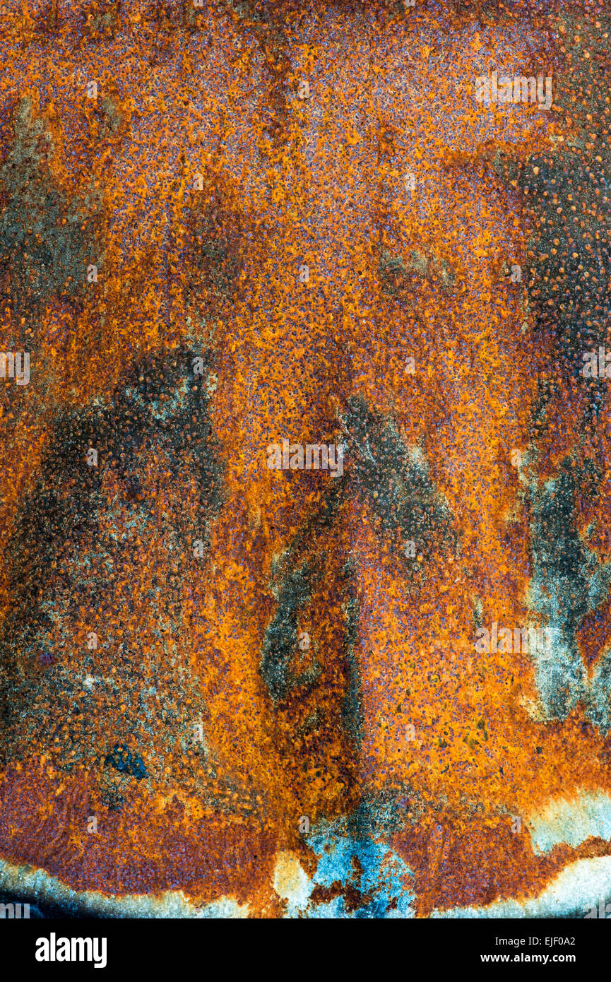 Rust pattern on steel Stock Photo - Alamy