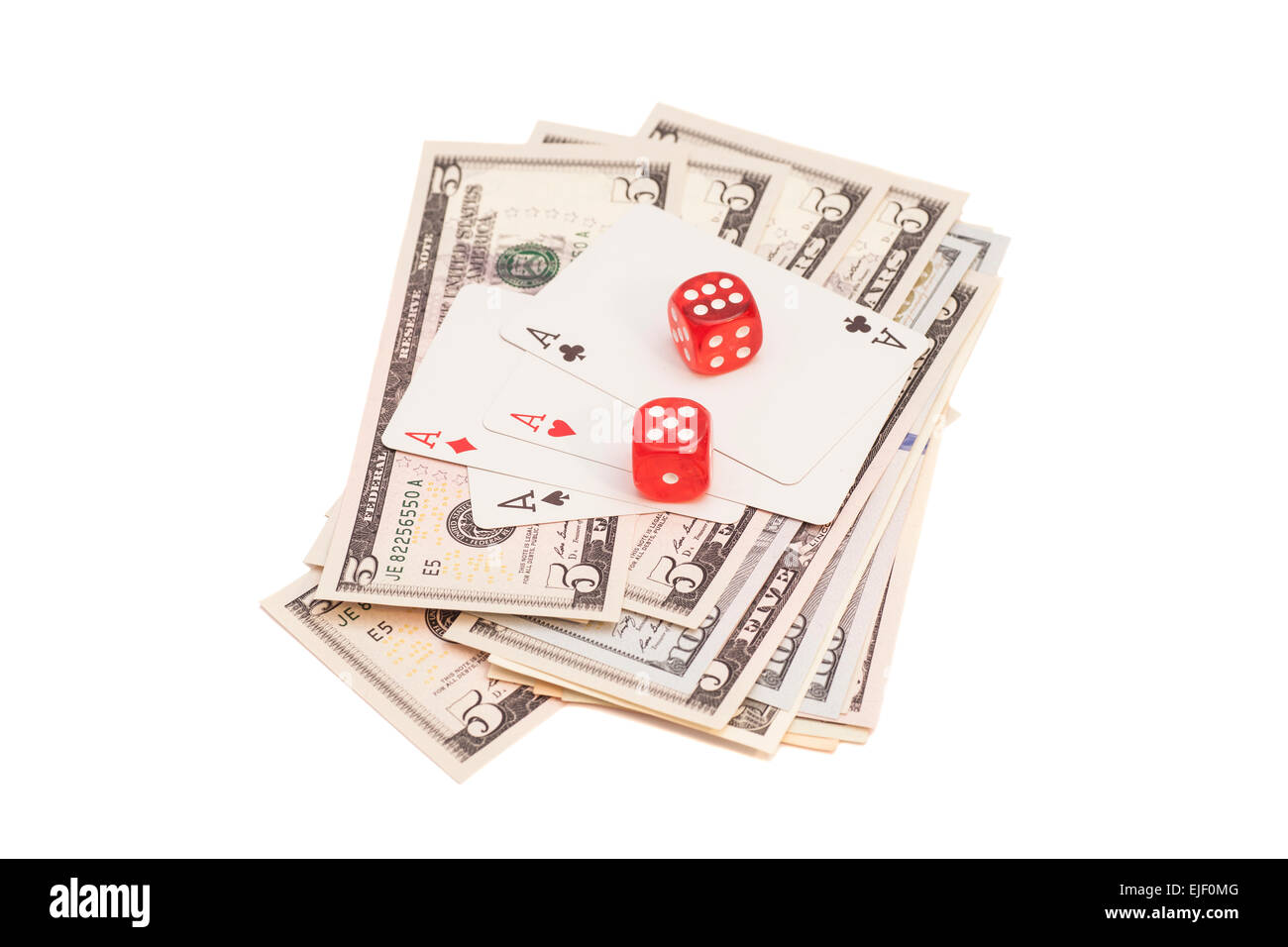 Dice aces hi-res stock photography and images - Alamy