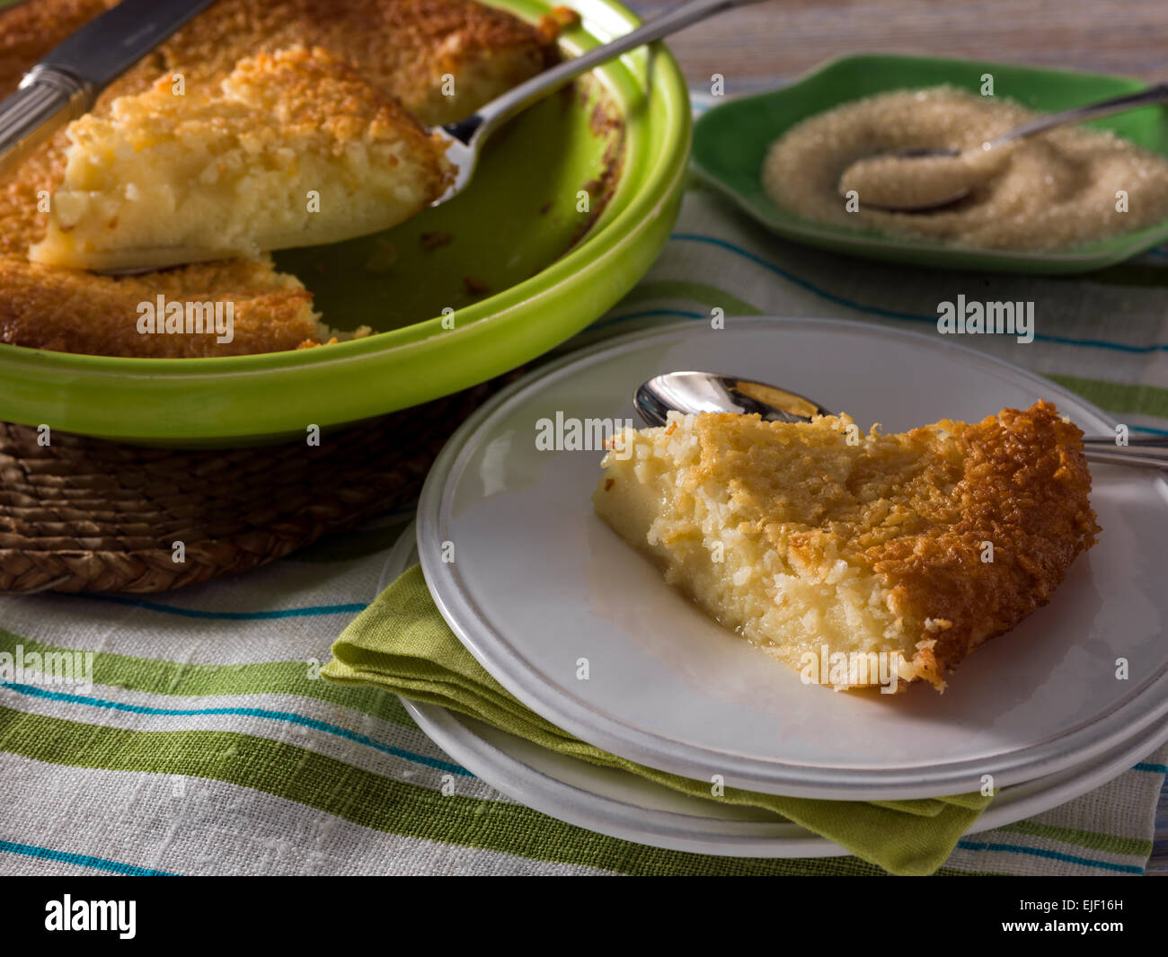Coconut pie serving hi-res stock photography and images - Alamy