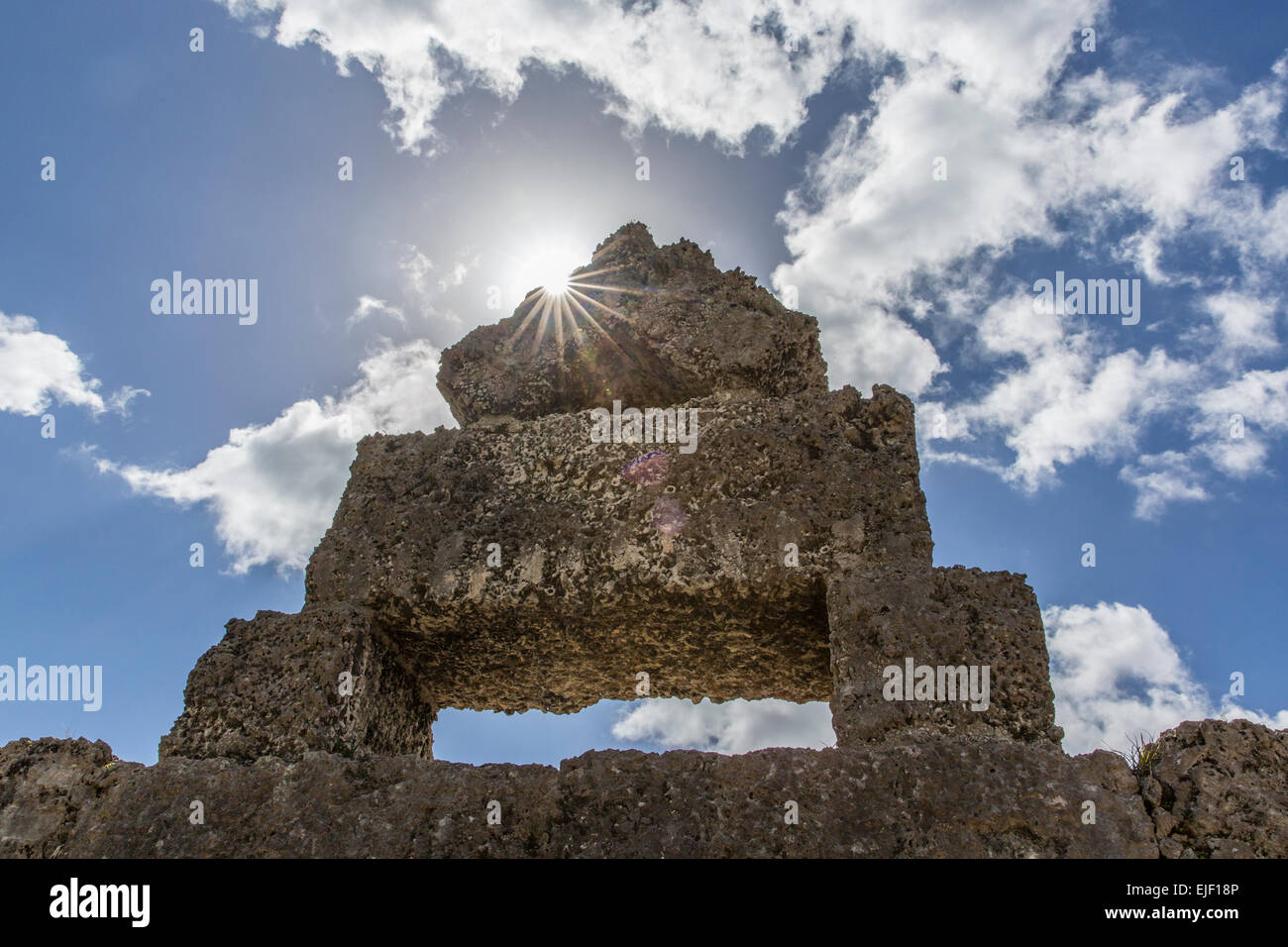 Coral Castle or Rock Gate Park in Homestead, Florida. Single-handedly ...