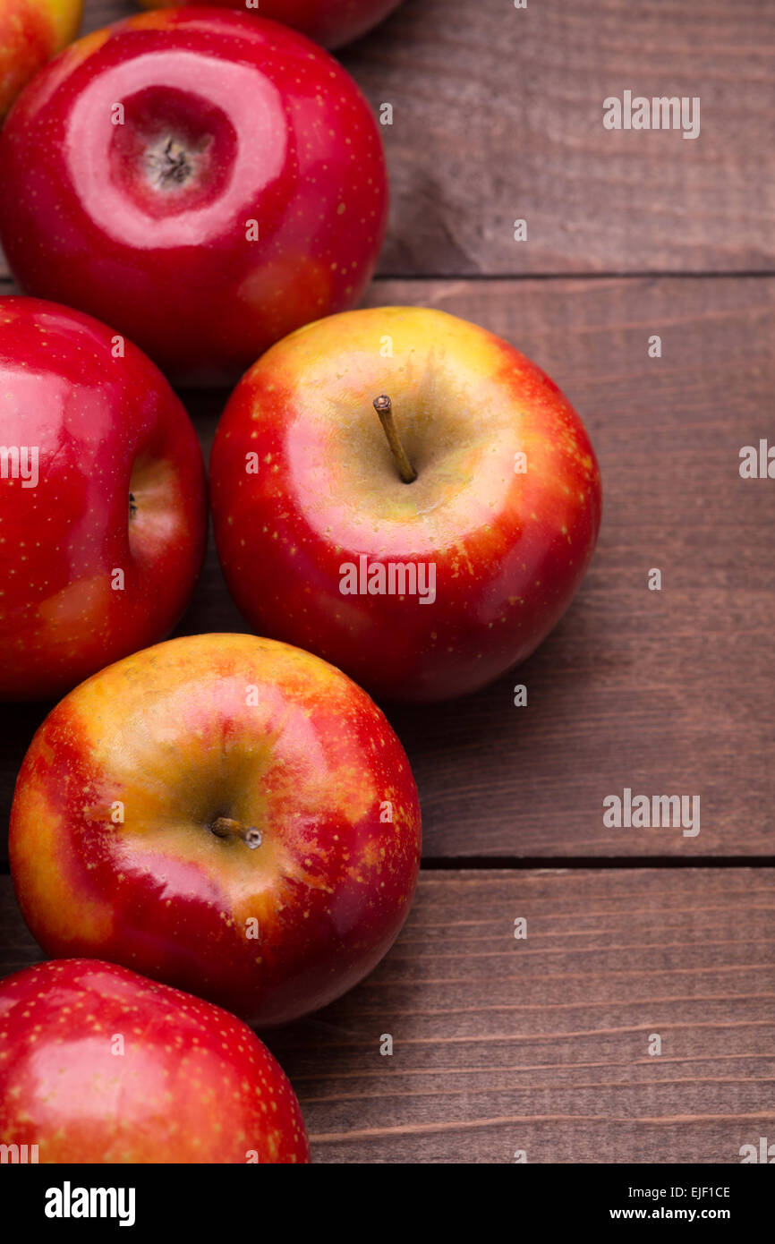 red ripe apples Stock Photo - Alamy