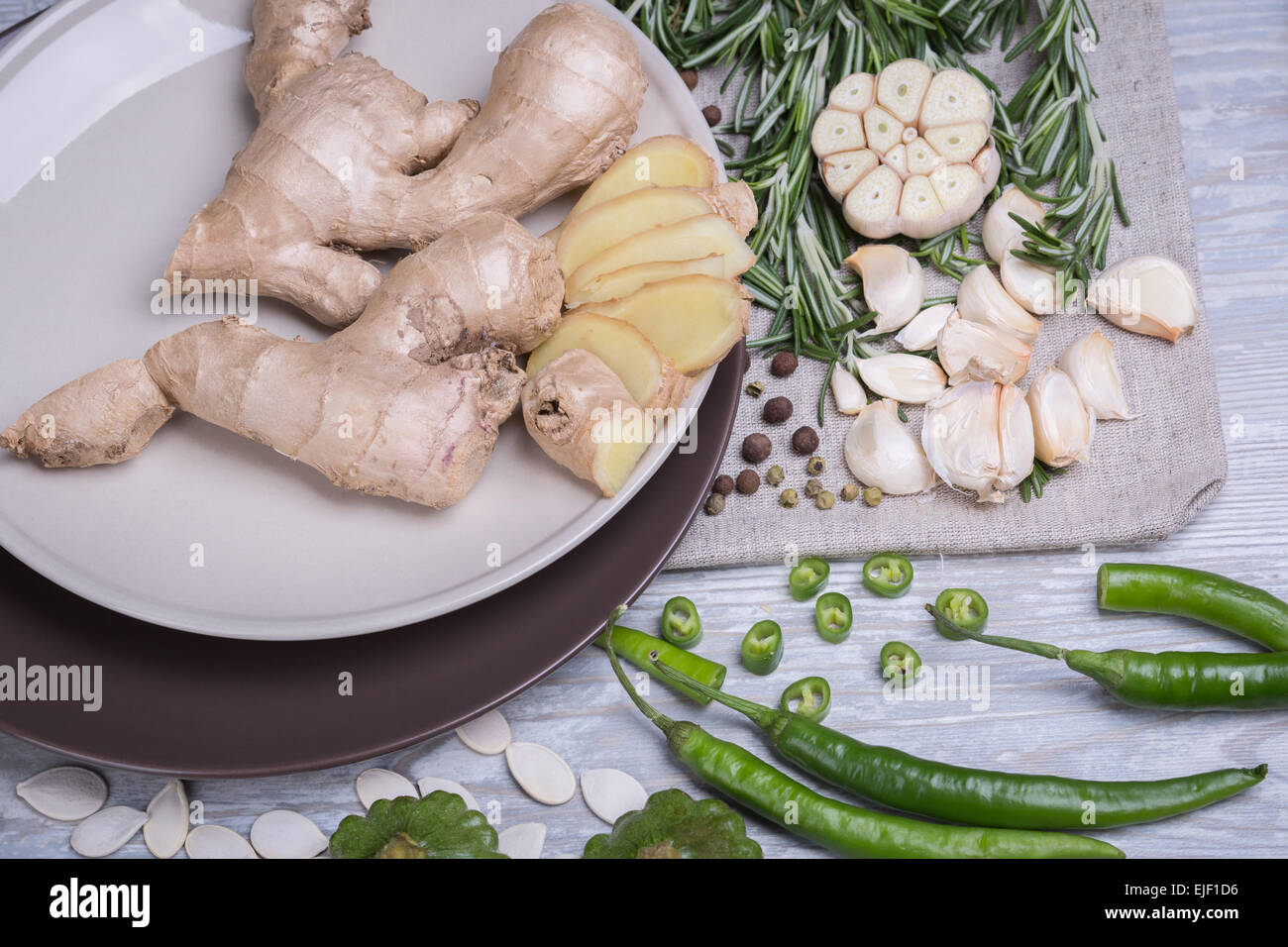spieces for health Stock Photo - Alamy