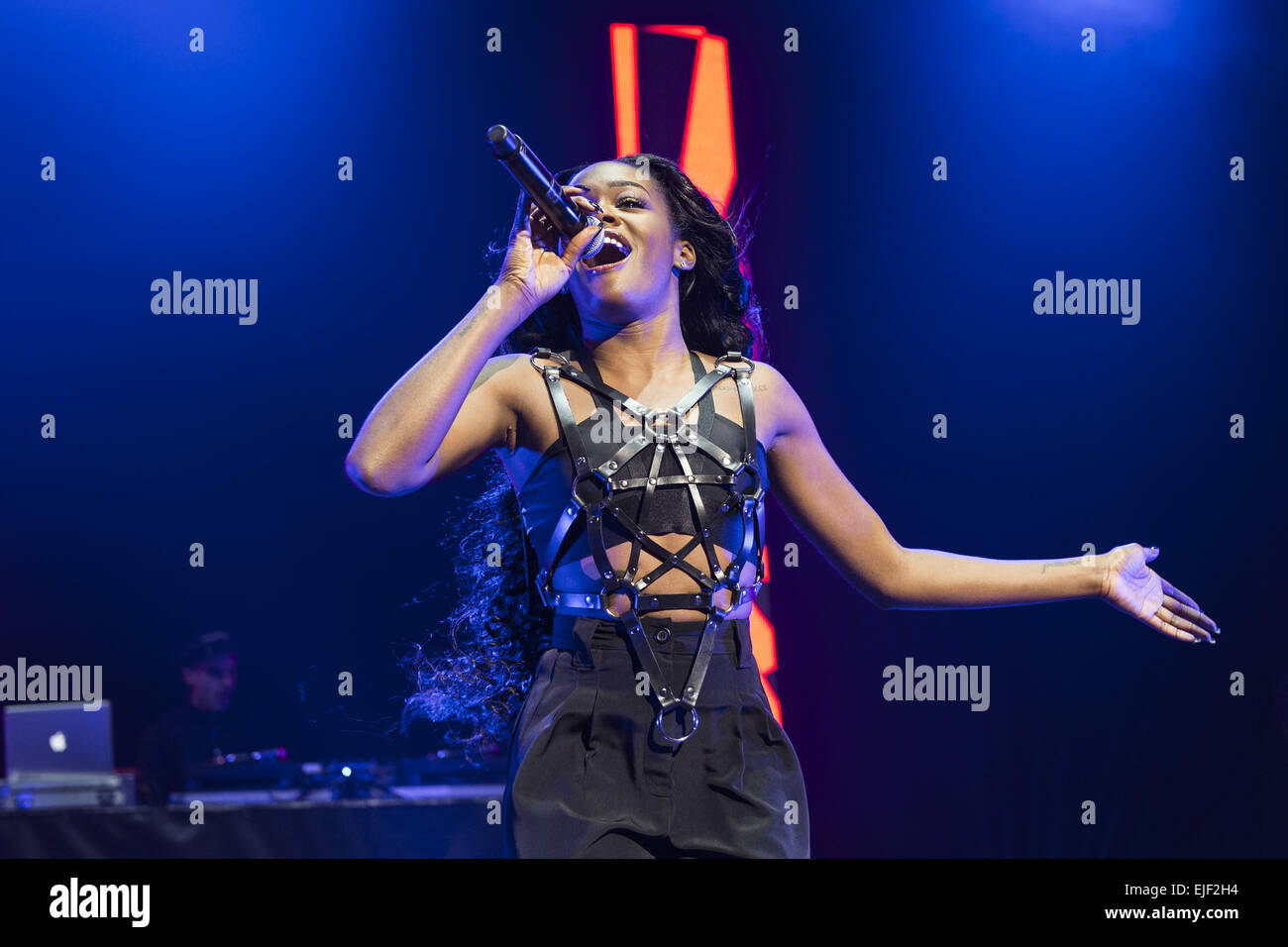 American rapper Azealia Banks performs at O2 Academy, Brixton Featuring ...