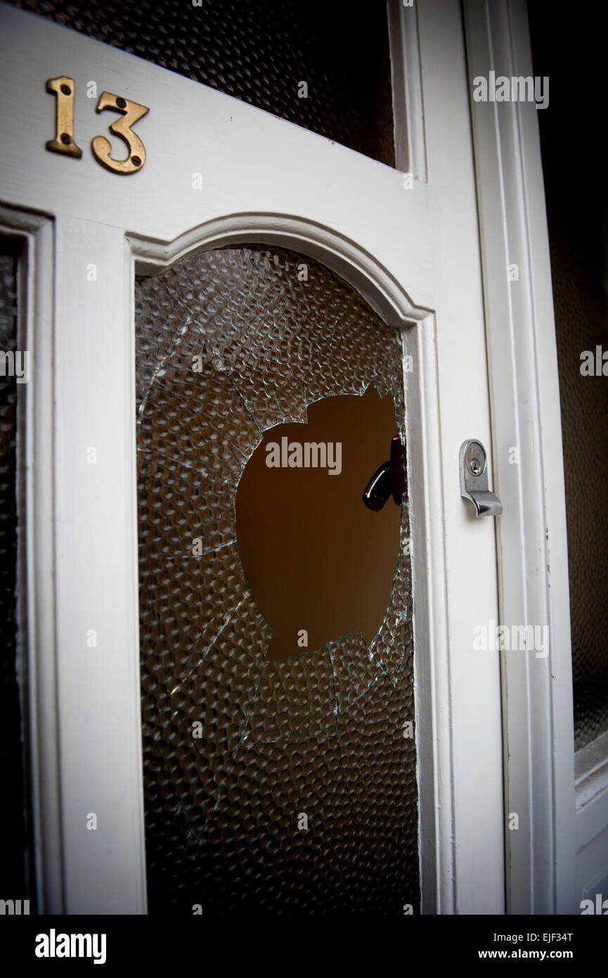 Smashed in door hi-res stock photography and images - Alamy