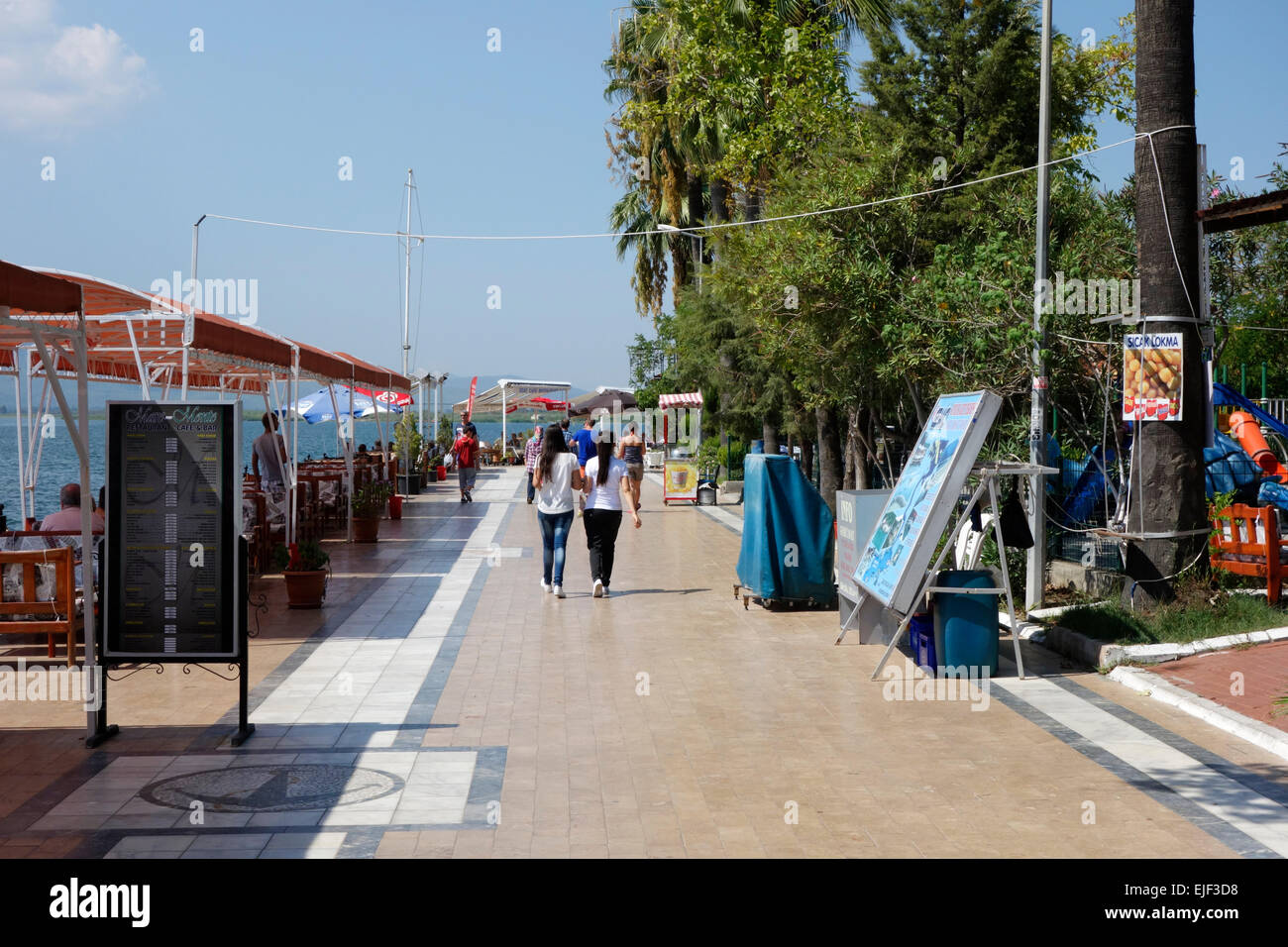 The waterfront at Köyceğiz, Turkey Stock Photo - Alamy