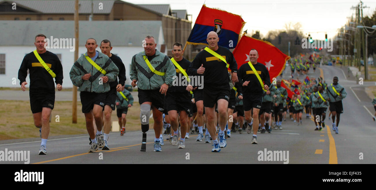 Fort Campbell, Ky: From left to right Commanding General of the 101st ...
