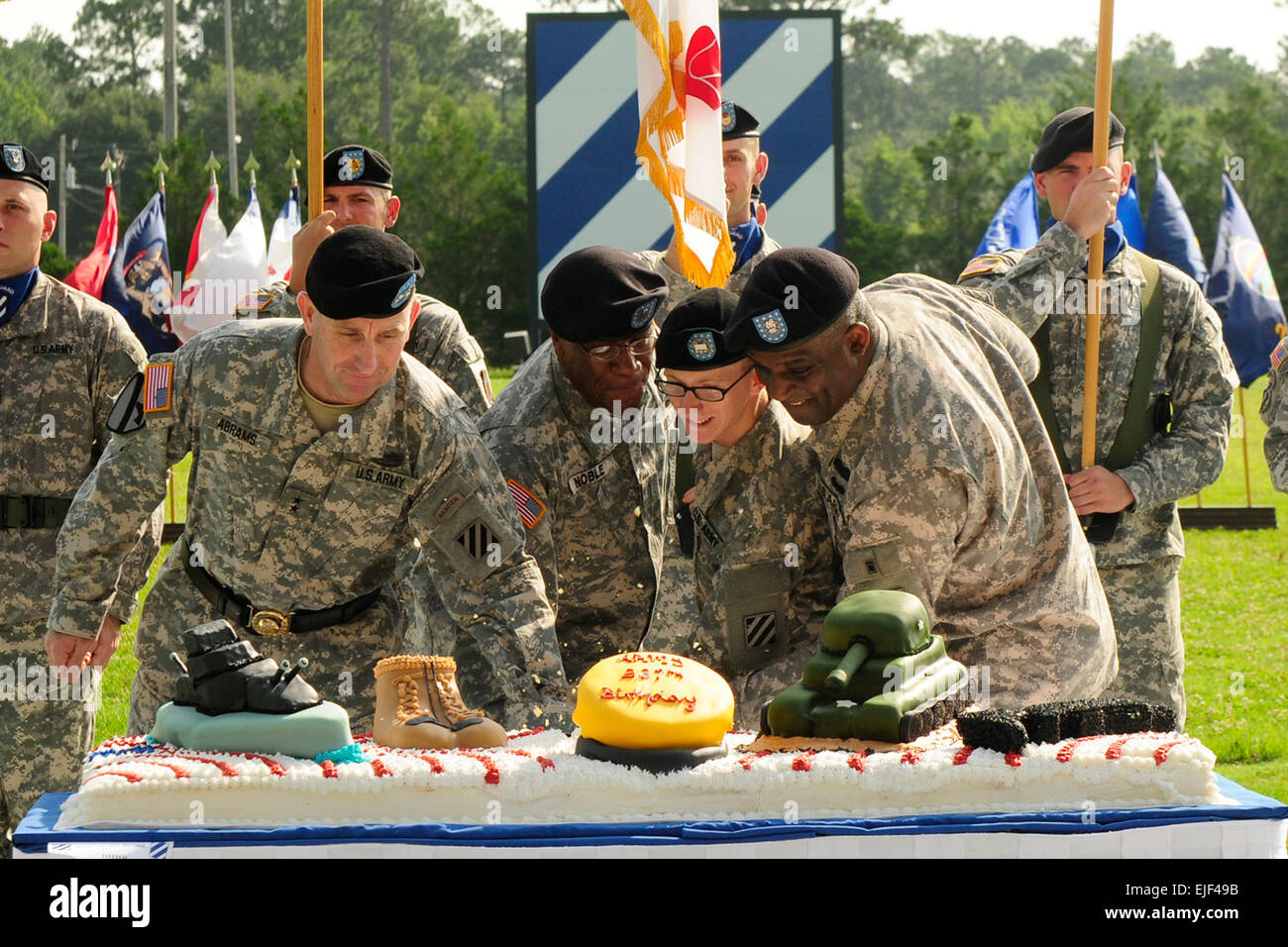 In celebration of the Army’s 237th birthday, Third Infantry Division ...