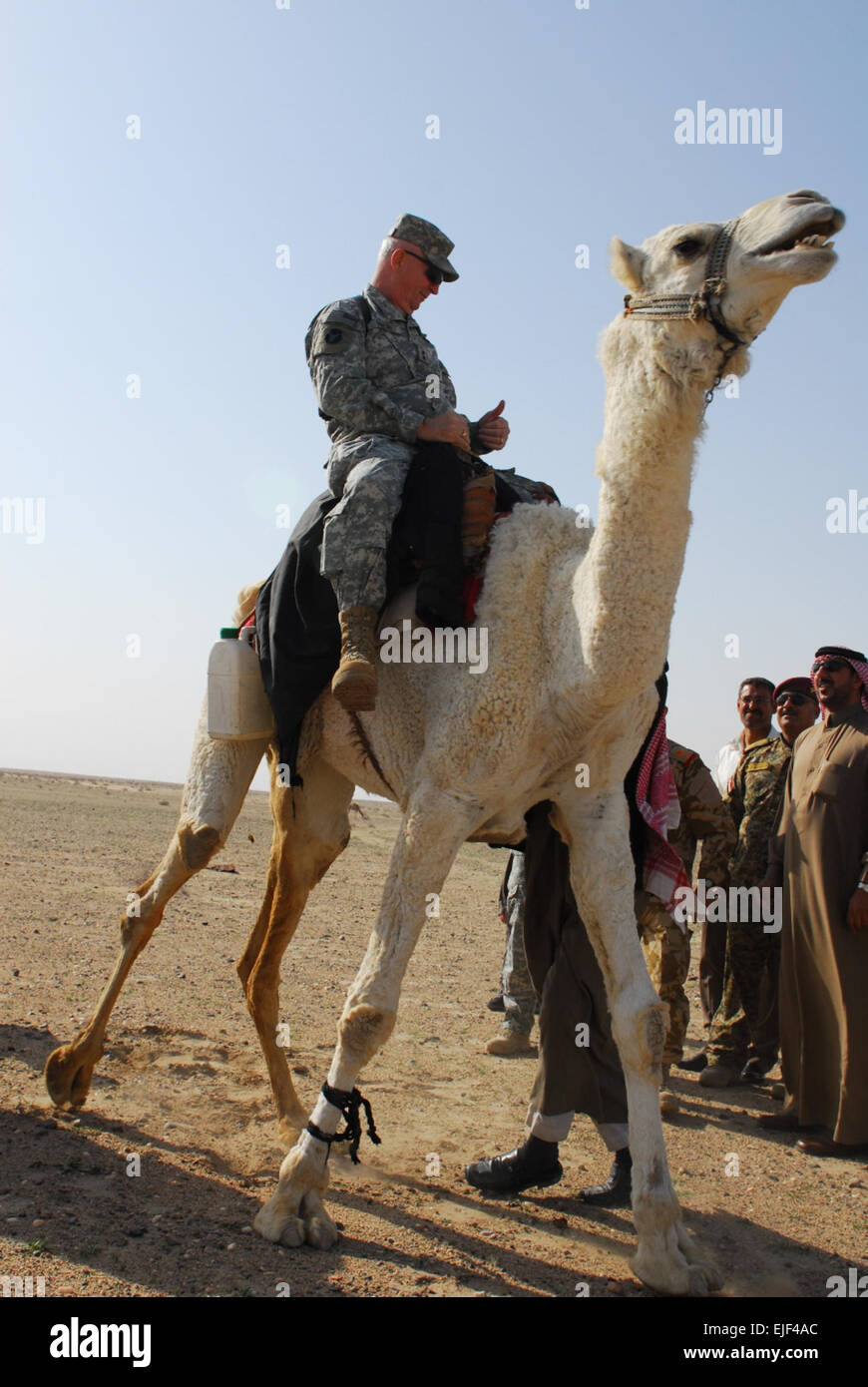 Maj. Gen. Rick Nash, U.S. Division-South commander, tries his hand at ...