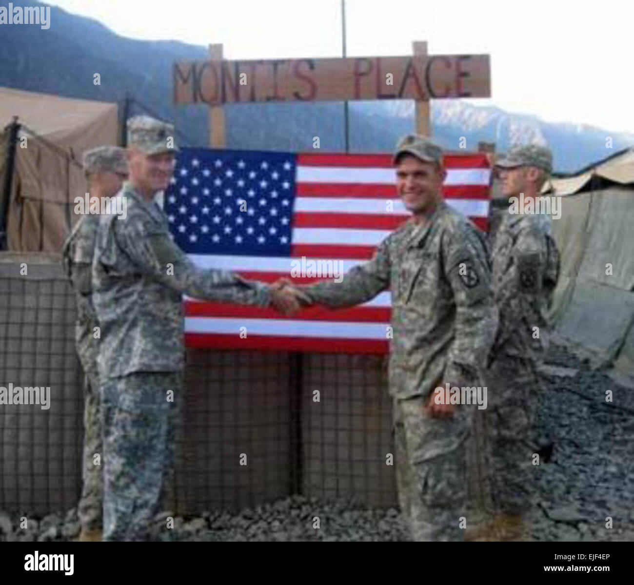 A personal photo of Sergeant 1st Class Jared C. Monti, the first ...