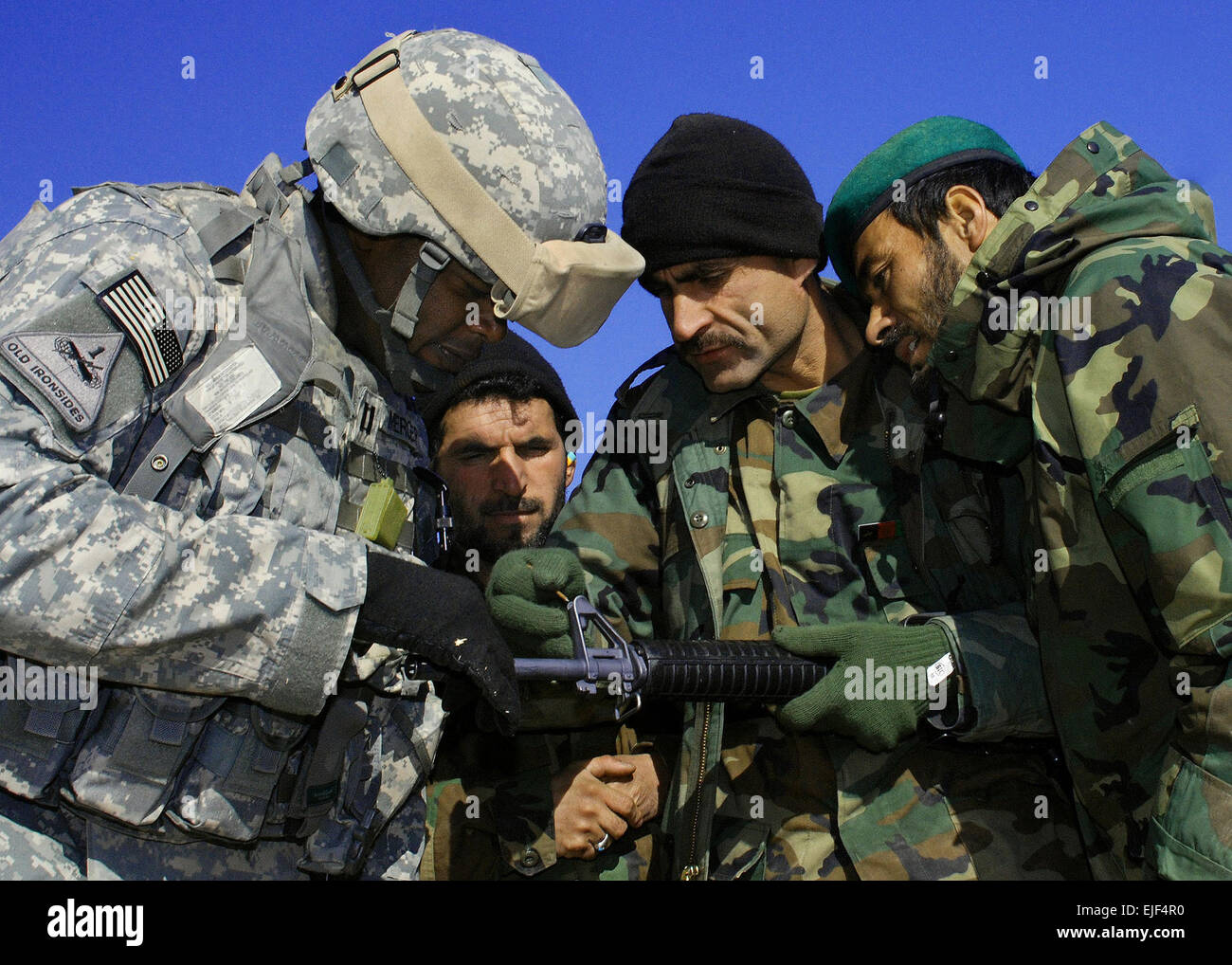 U.S. Army Capt. Kevin Mercer, the officer in charge of the 205th Corps ...