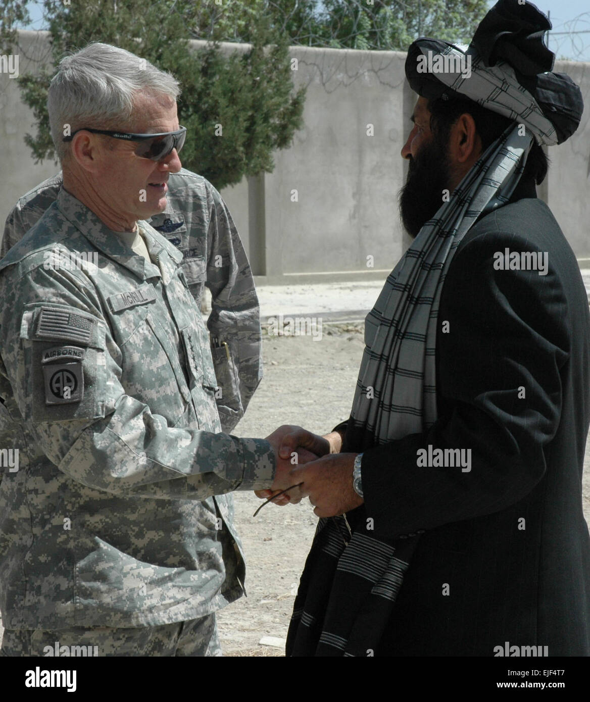 U.S. Army Gen. Dan McNeill, the commander of International Security ...