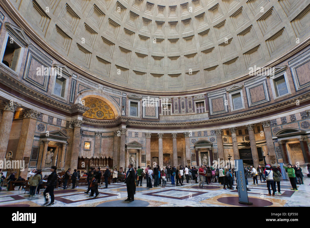 Pantheon Interior Description