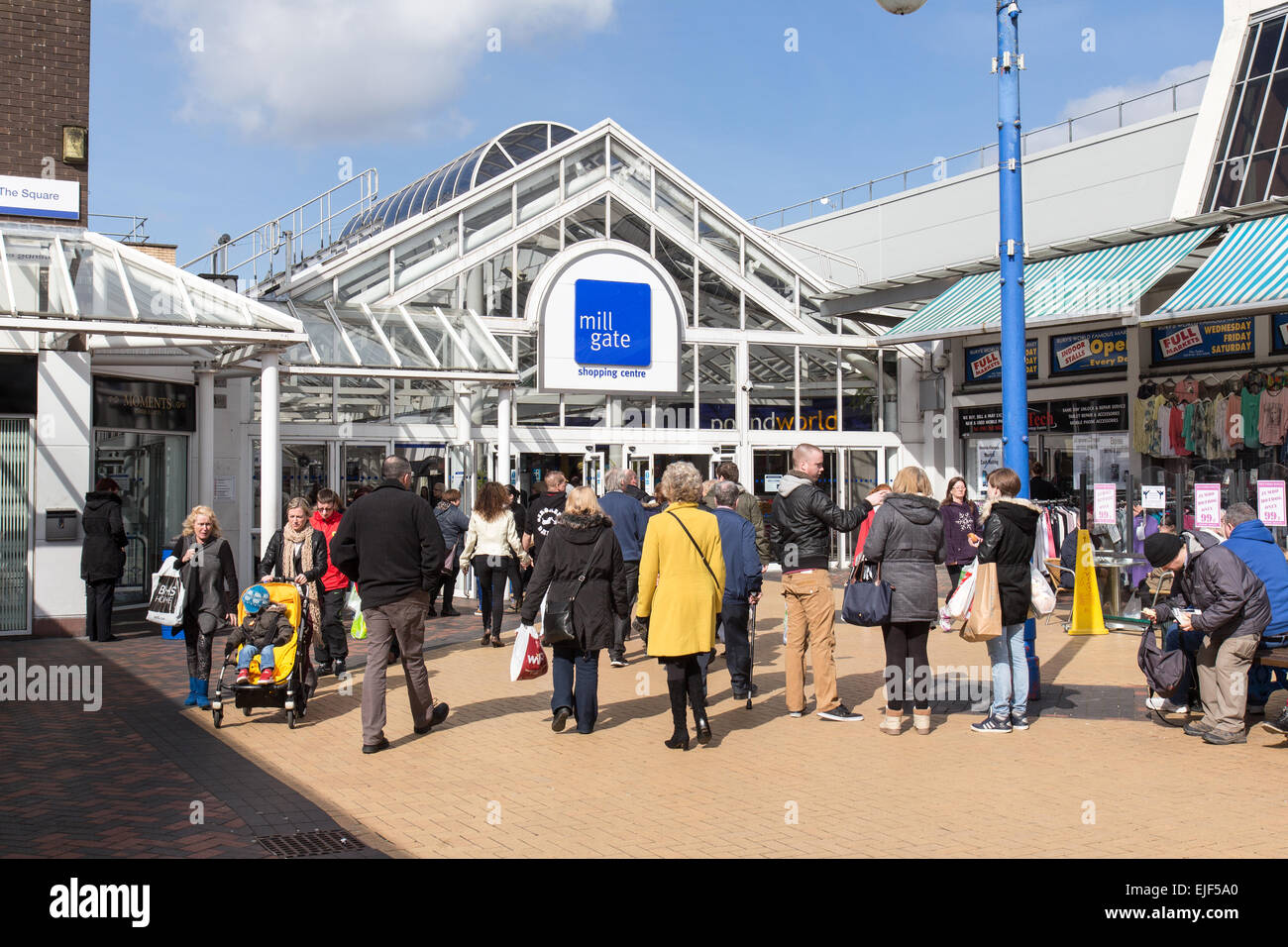 Bury market lancashire greater manchester england hi-res stock ...