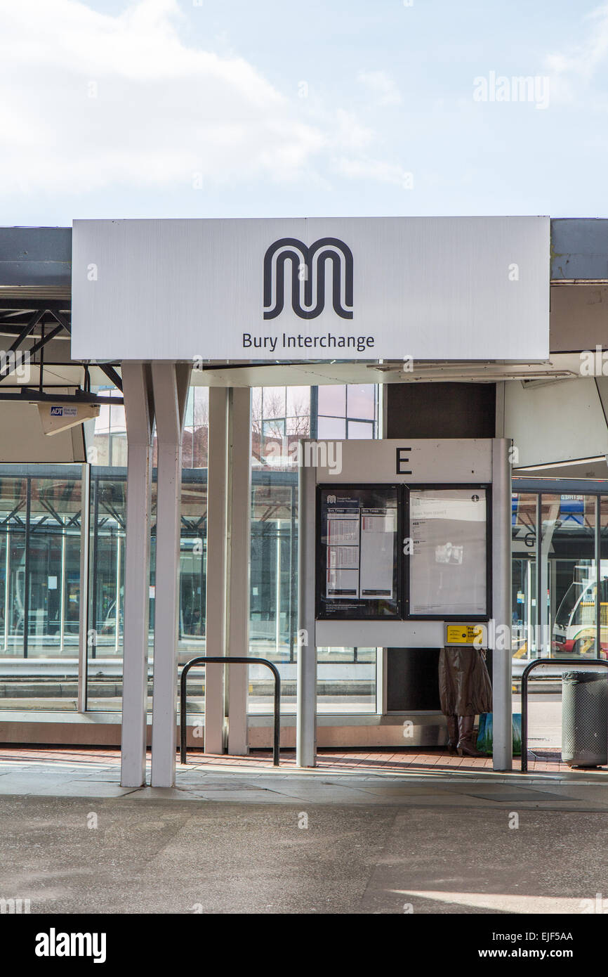 Bury interchange in Greater Manchester Stock Photo - Alamy