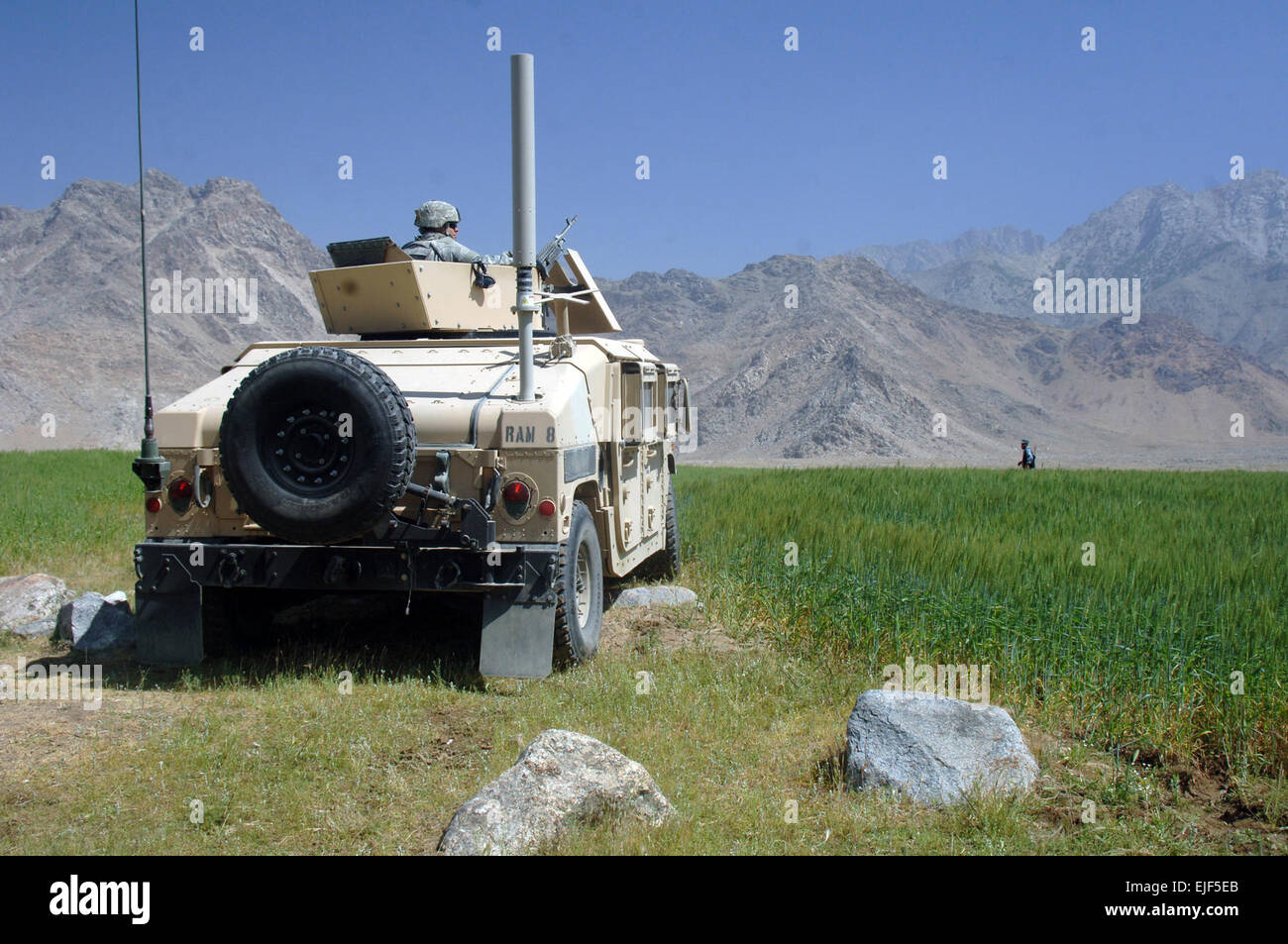 A U.S. Army Soldier from Alpha Company, 13th Psychological Operations ...