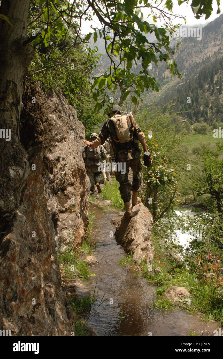 Afghan National Army soldiers and U.S. Army Soldiers of the Kalagush ...