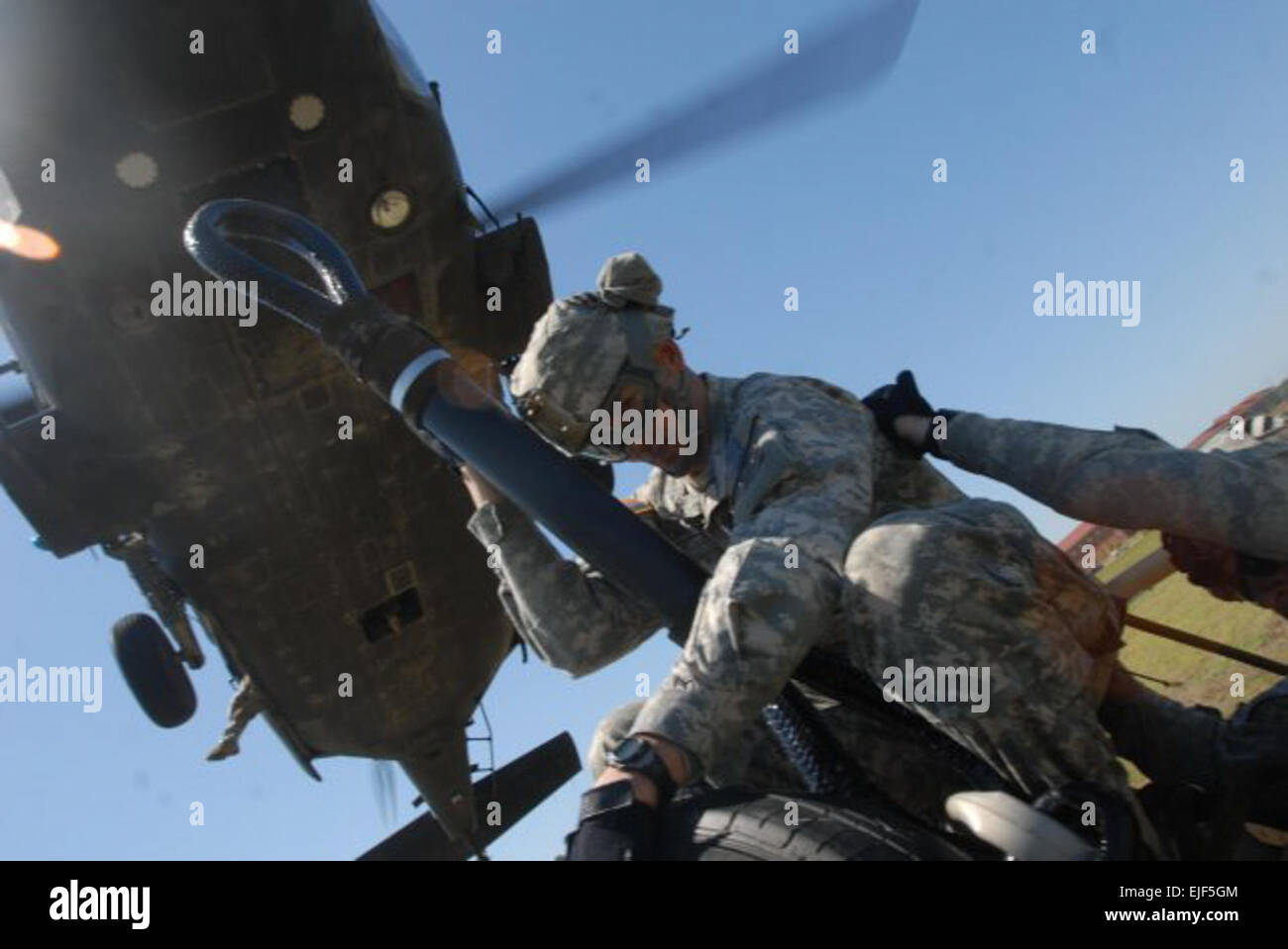 Sgt. Timothy Harris, a signal support systems specialist with Battery B ...