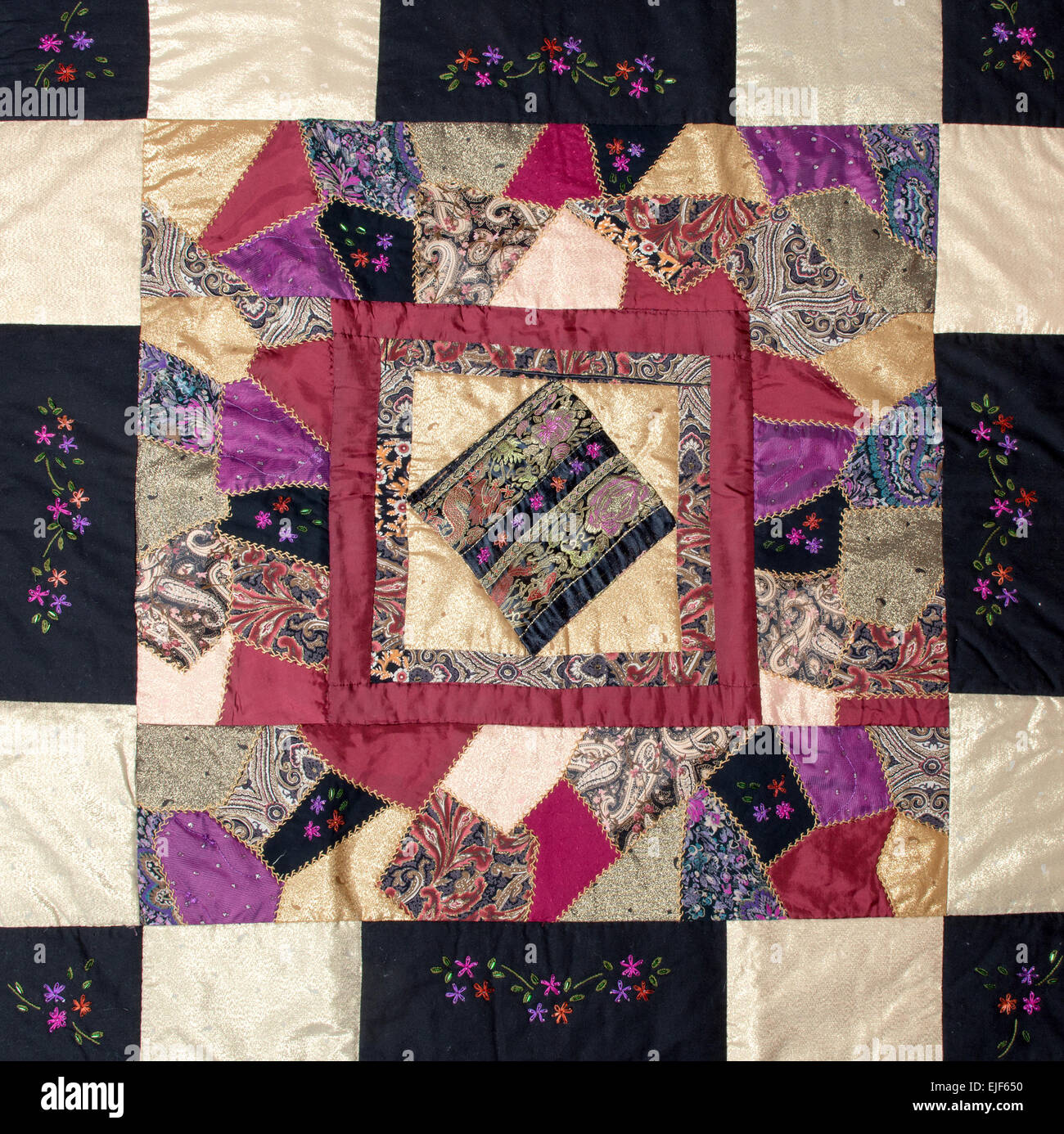 a patchwork background with different patterns Stock Photo - Alamy