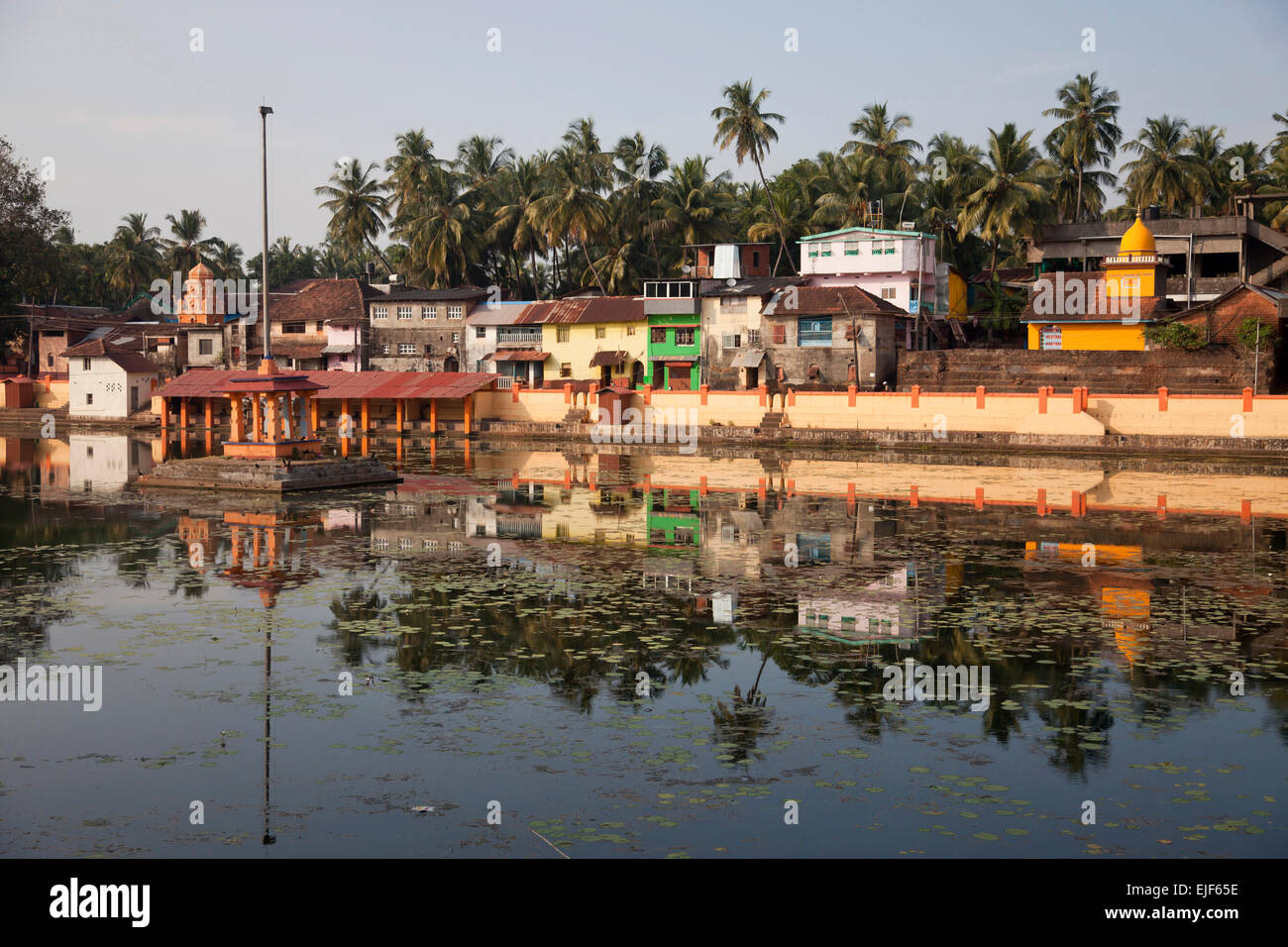 sacred tank Koti Teertha in Gokarna, Karnataka, India, Asia Stock Photo ...