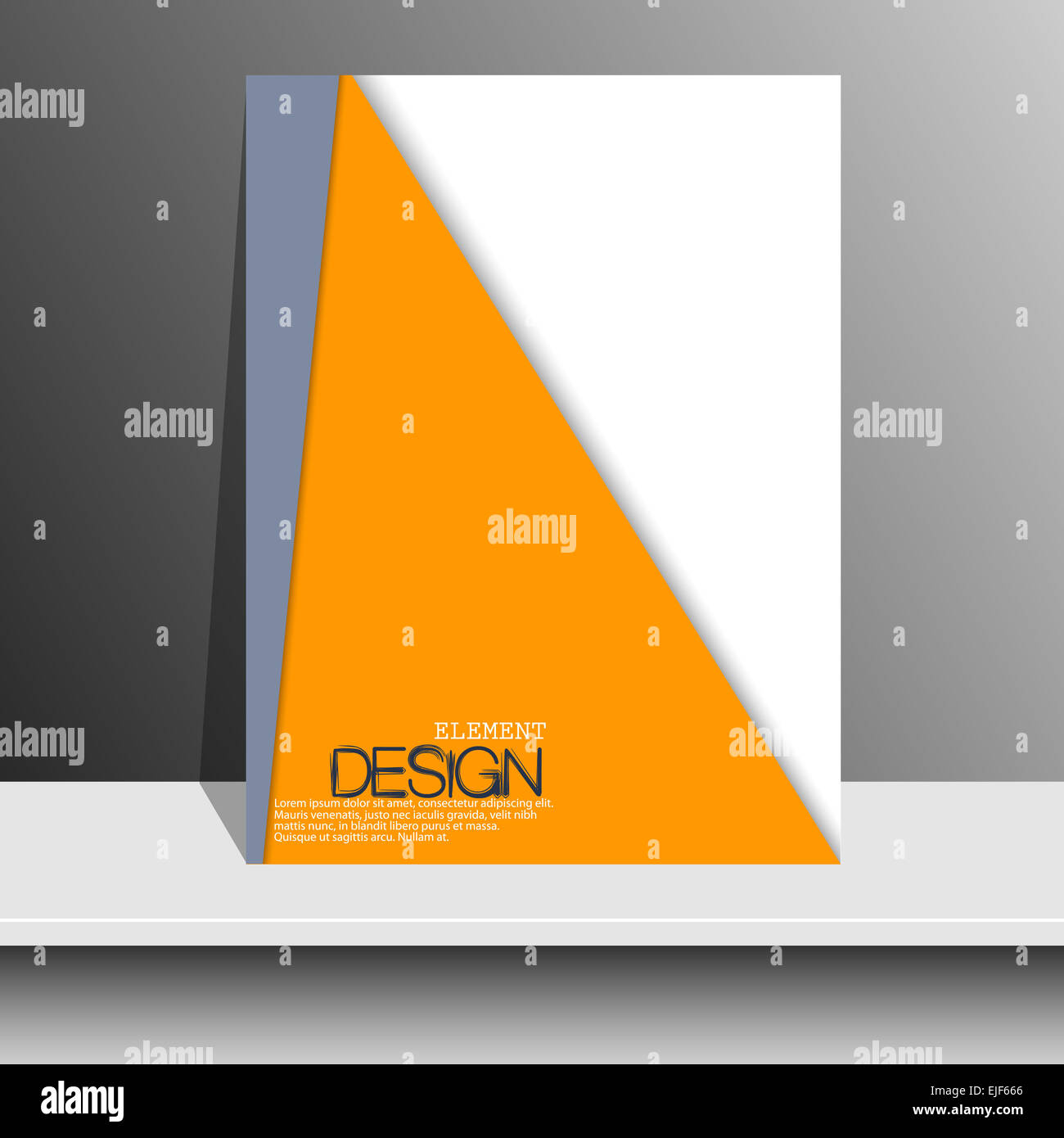 Magazine Cover with curved lines, dotted lines and black dots. Modern ...