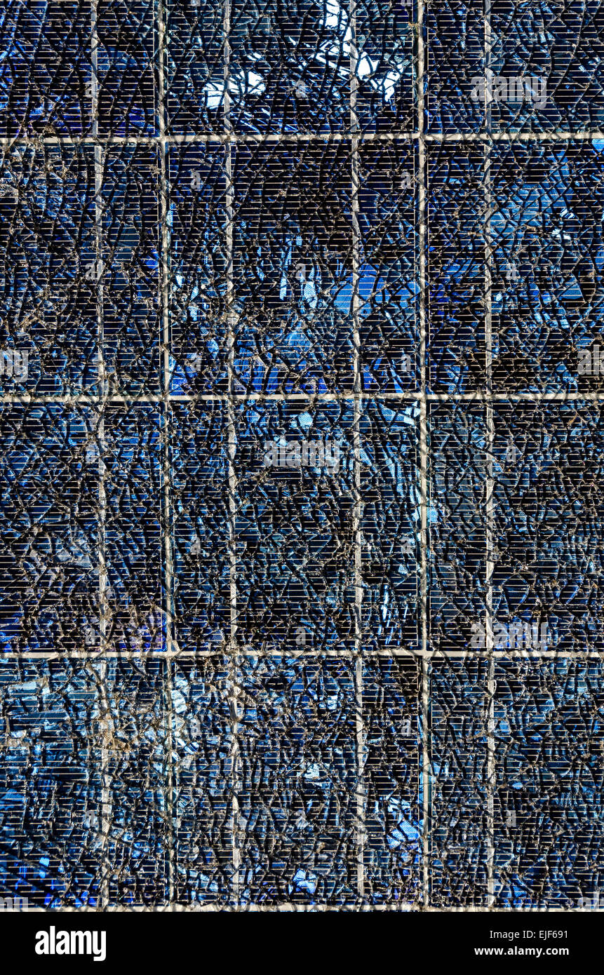Broken solar panel hi-res stock photography and images - Alamy