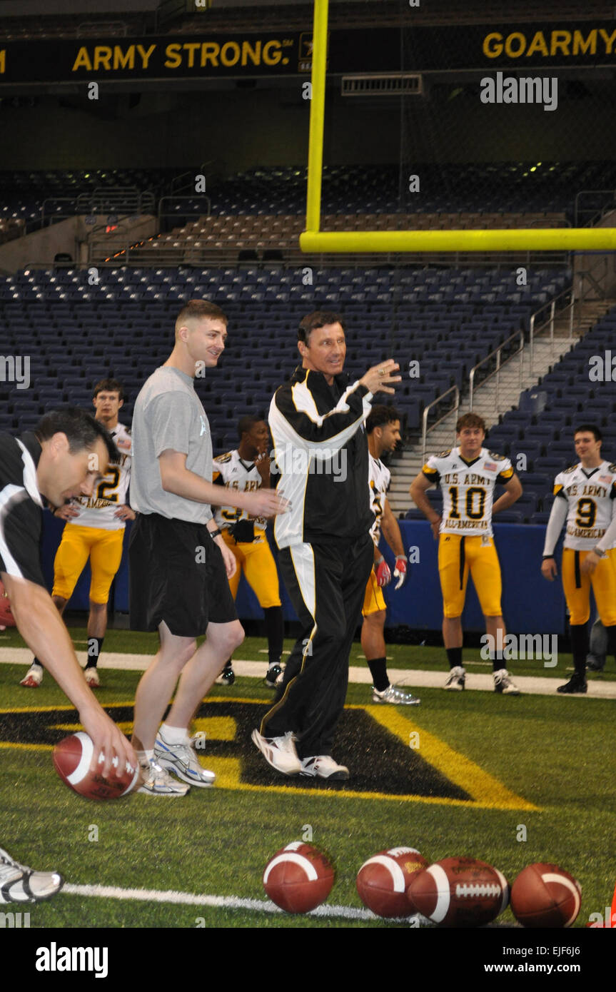 SGT. Clancy Henderson, the Army Soldier of the Year gets a few tips ...